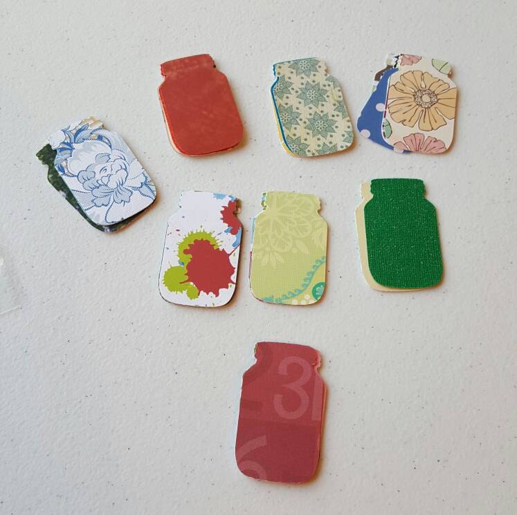 50 Paper Mason Jars Cutouts. Mason Jars Die Cuts. 50 Mason Jars ...