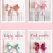 Pretty Hair Bows Choose Your Color Pink Light Mint Bows Peachy Pink ...
