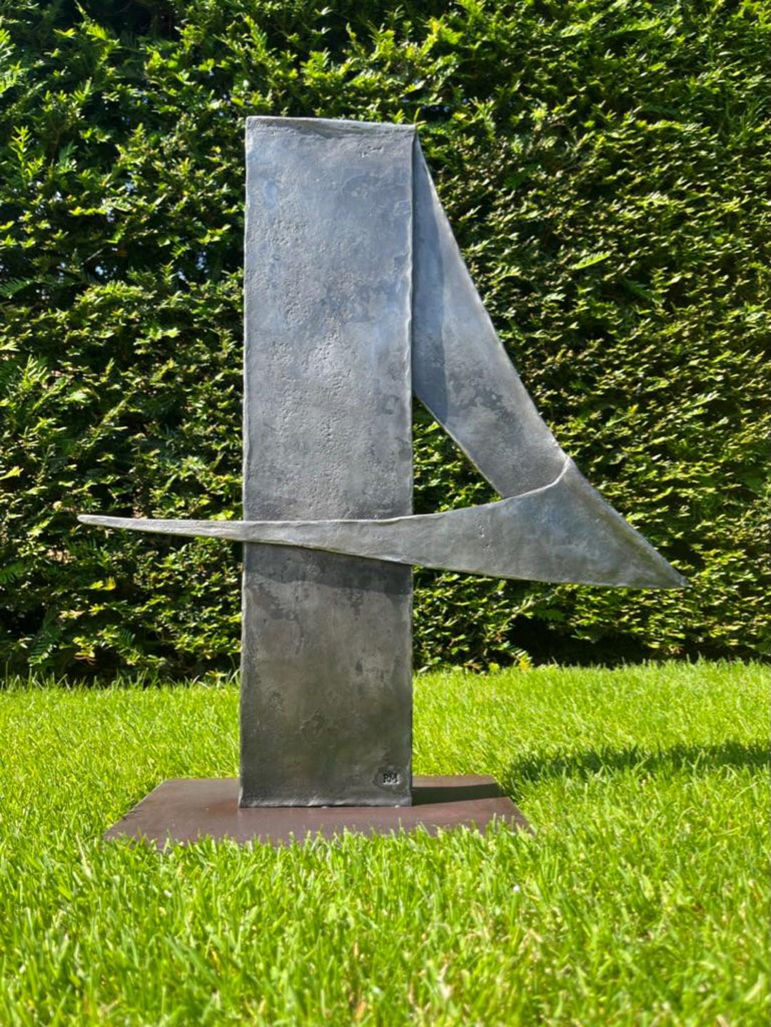 Round the Bend Forged Sculpture - Etsy