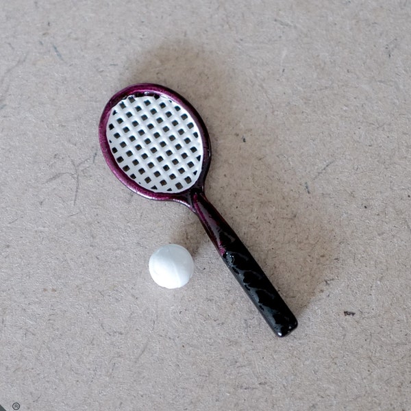 1/12 Scale Tennis Racket - Etsy