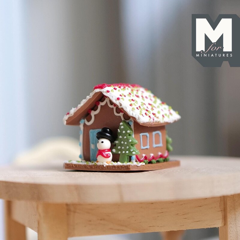 Miniature Gingerbread House - Etsy