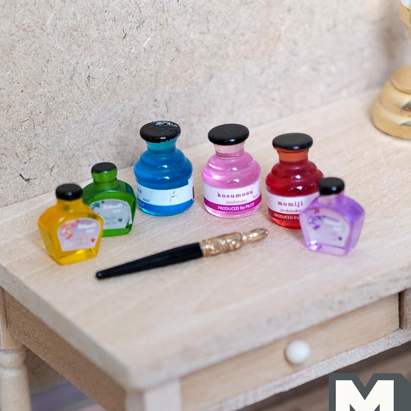 Miniature Ink Bottles - Etsy