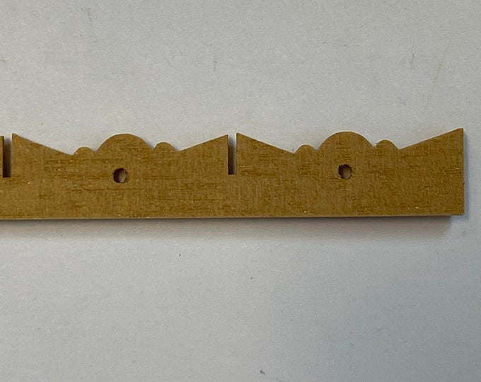 Dollhouse Supplies Narrow Victorian Trim , Roof Ridge Trim , Roof Top ...