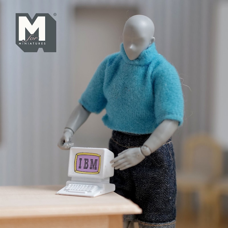Computer Monitor Figurines - Etsy