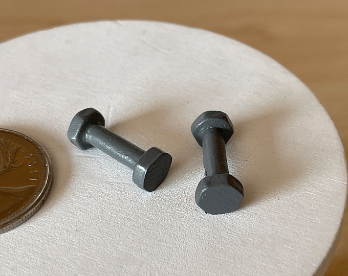 1:12 Miniature Hand Weights , Miniature Dumbbells , Miniature Lifting ...