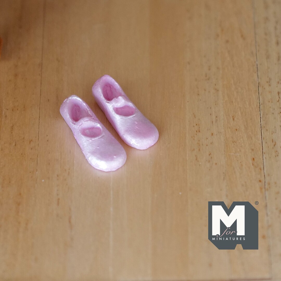 Miniature Pink Ballet Shoes 1:12 Scale Ballet Shoes - G075 - Etsy