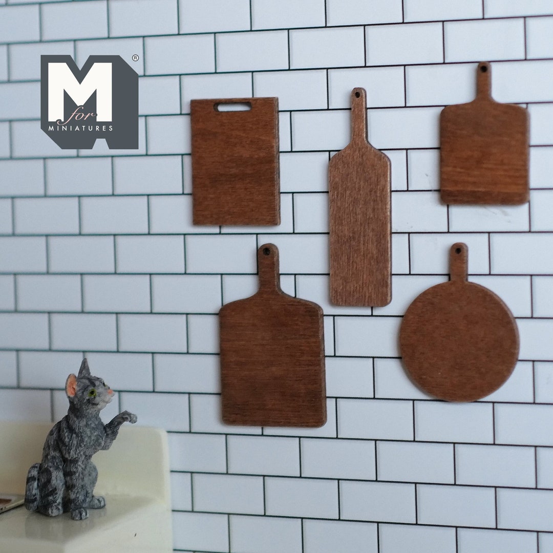 Assorted Miniature Cutting Boards Set of 5 , Kitchen Board , Chopping ...