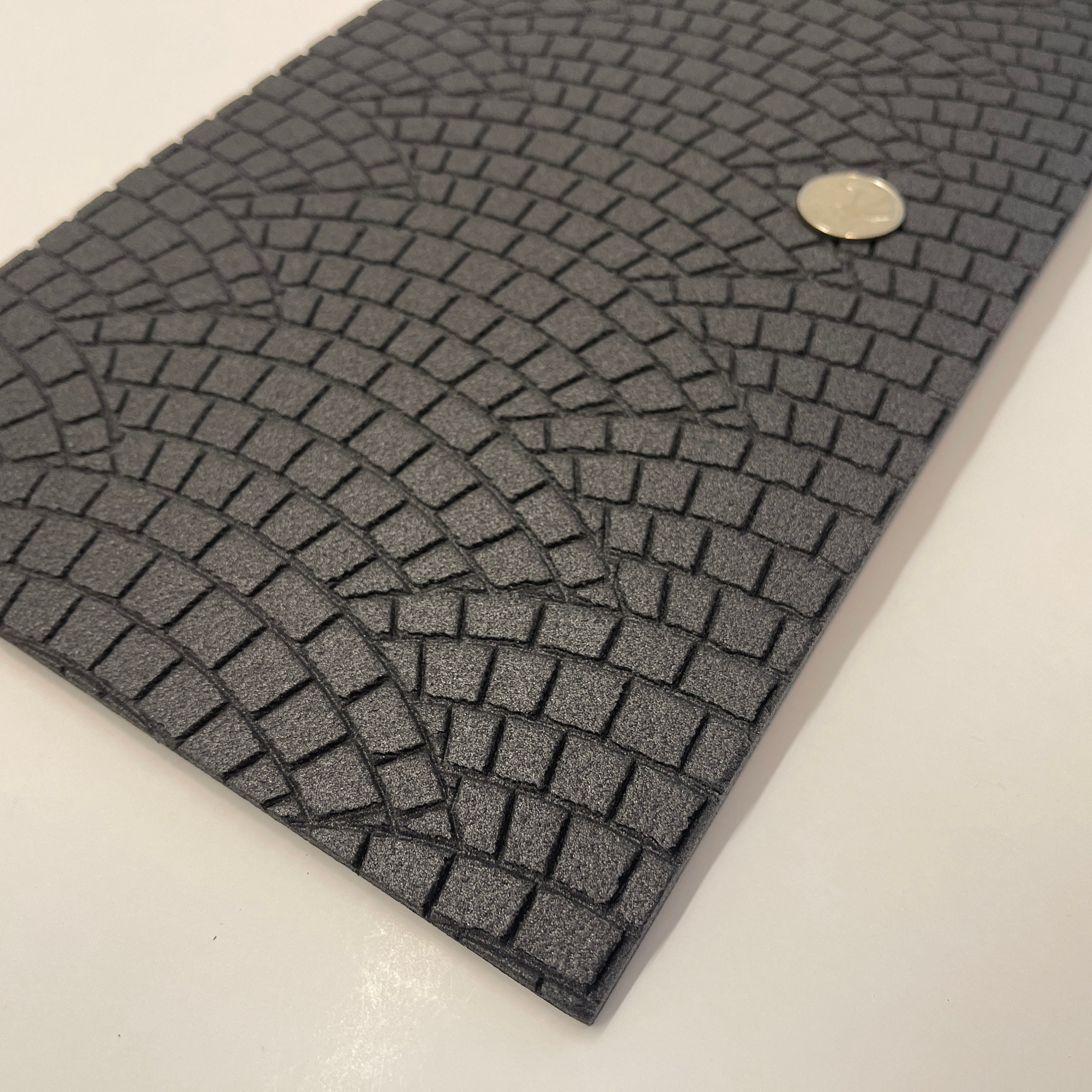 Dollhouse Supplies Curved Cobblestone Paving Foam Board 1:12 Scale ...