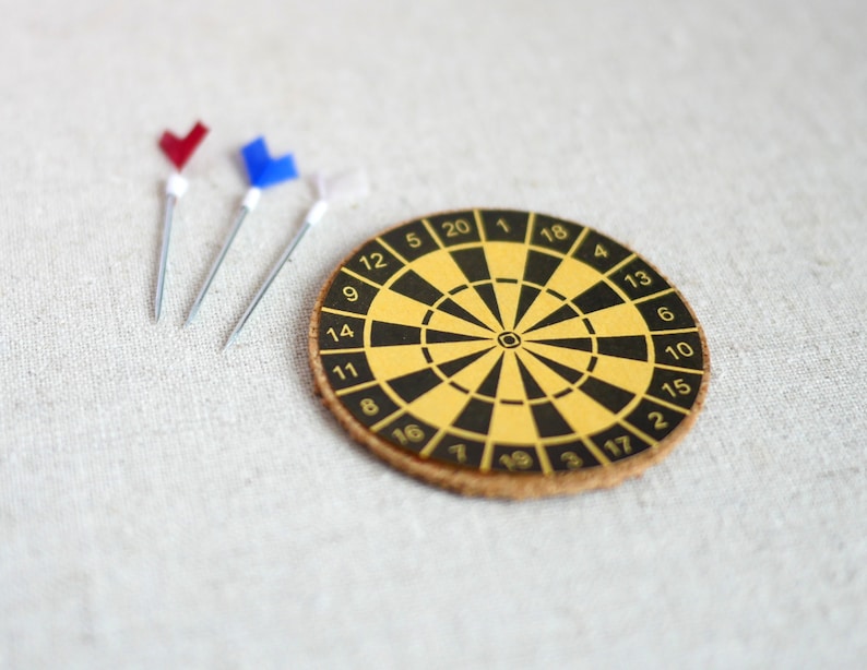 1:12 Dollhouse Supplies Miniature Darts Game Set of 4 - G052 - Etsy