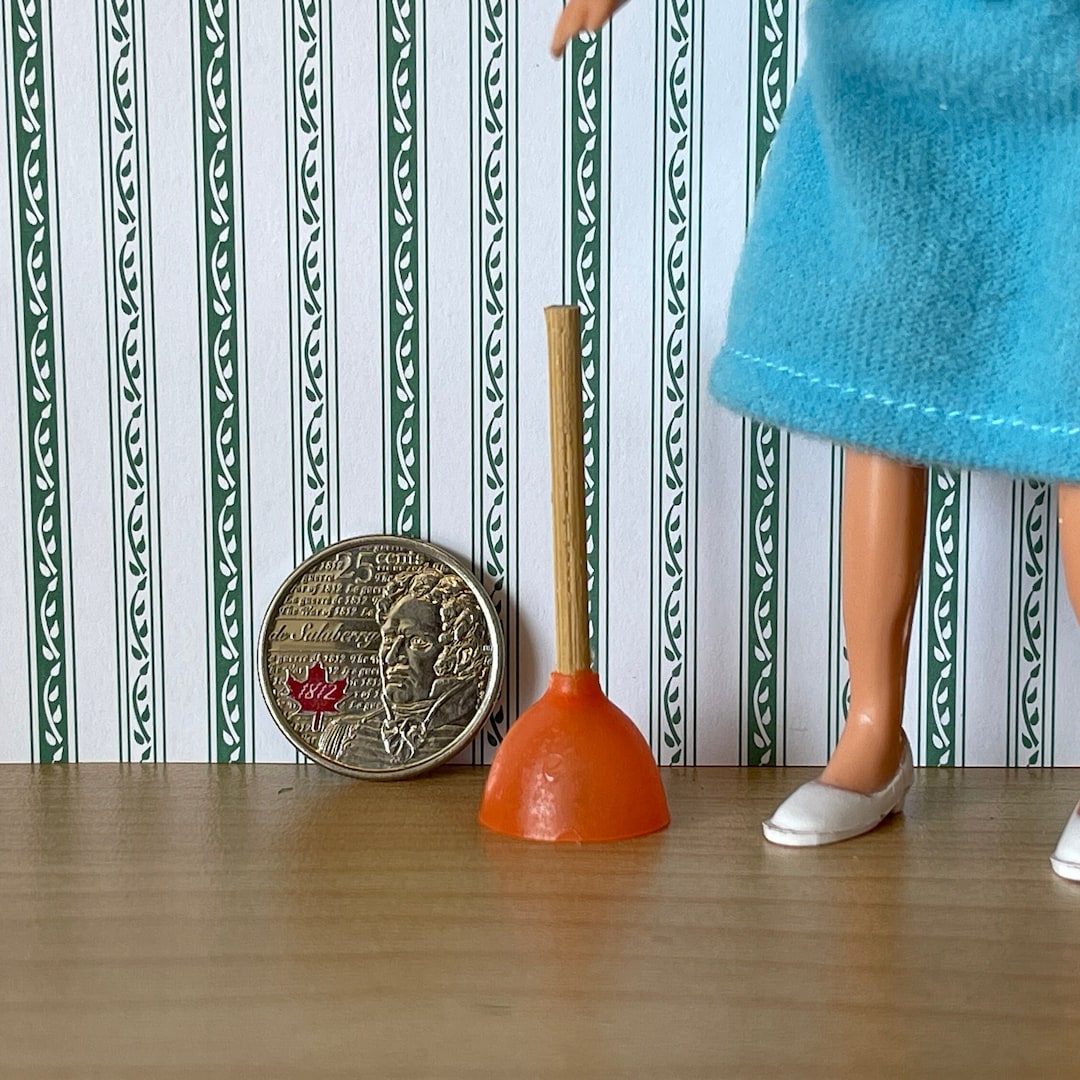 1:12 Miniature Toilet Plunger - G057 - Etsy