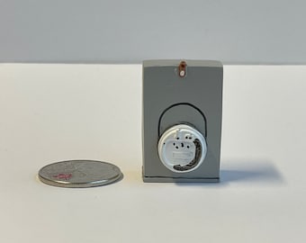 Weathered/rusty Miniature Gas Meter for Dollhouse, 1:12 Scale - Etsy