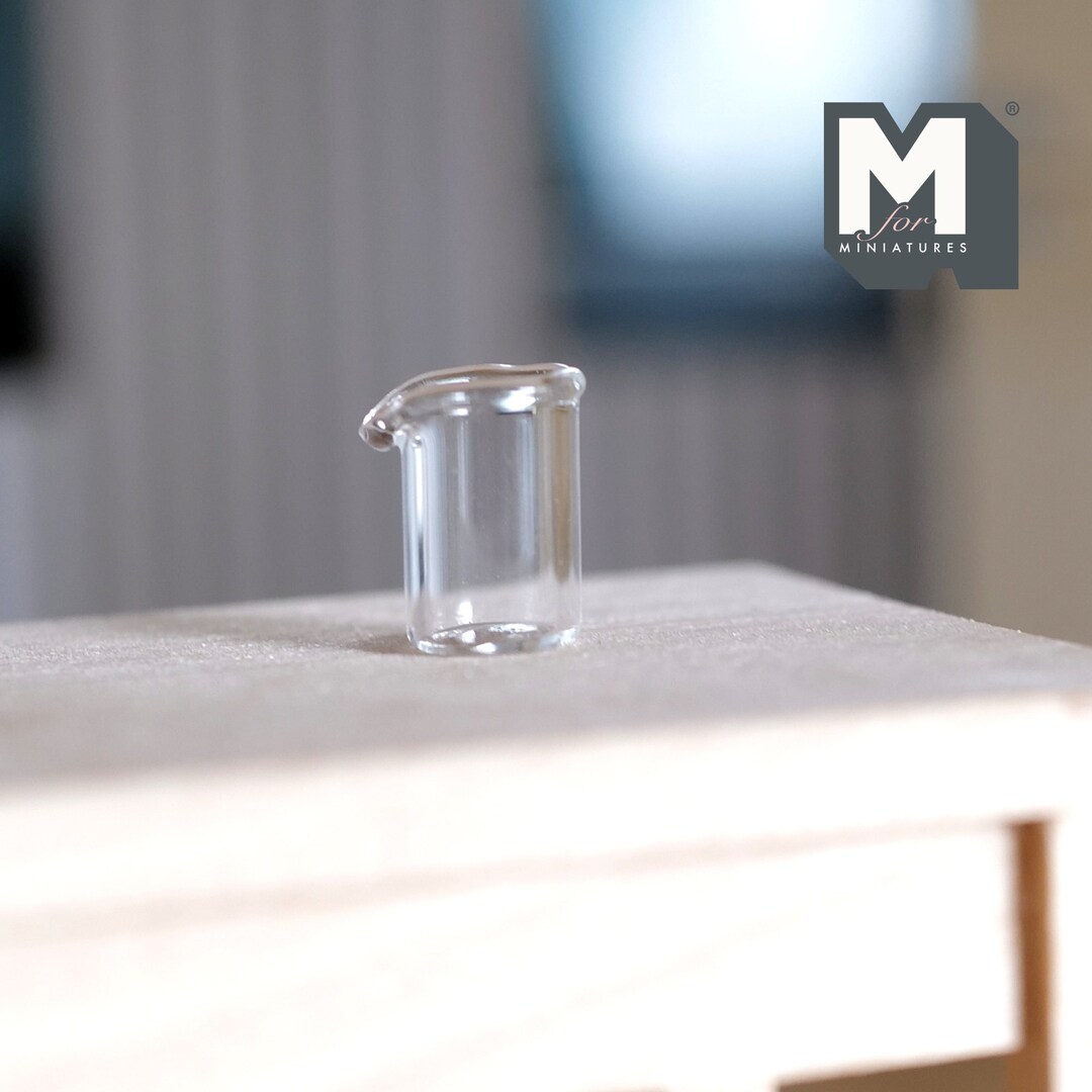 Dollhouse Glass Measuring Cup 1:12 Scale Measuring Cup - E075 - Etsy