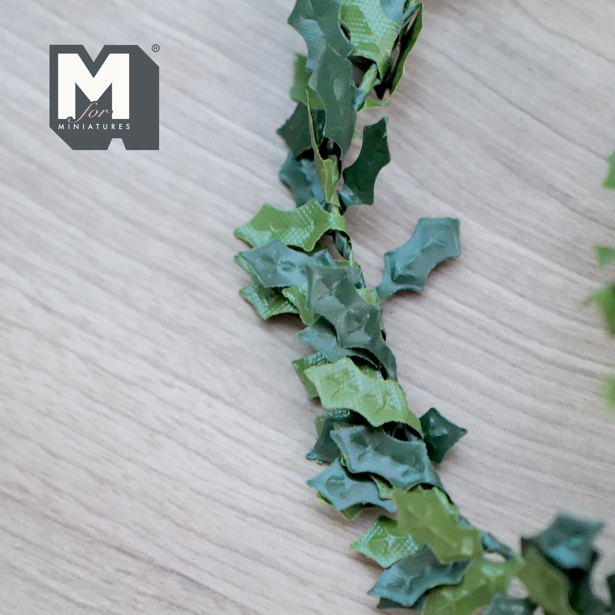 Dollhouse Miniature Ivy Greenleaf Garland Mini Christmas Decoration 38 ...