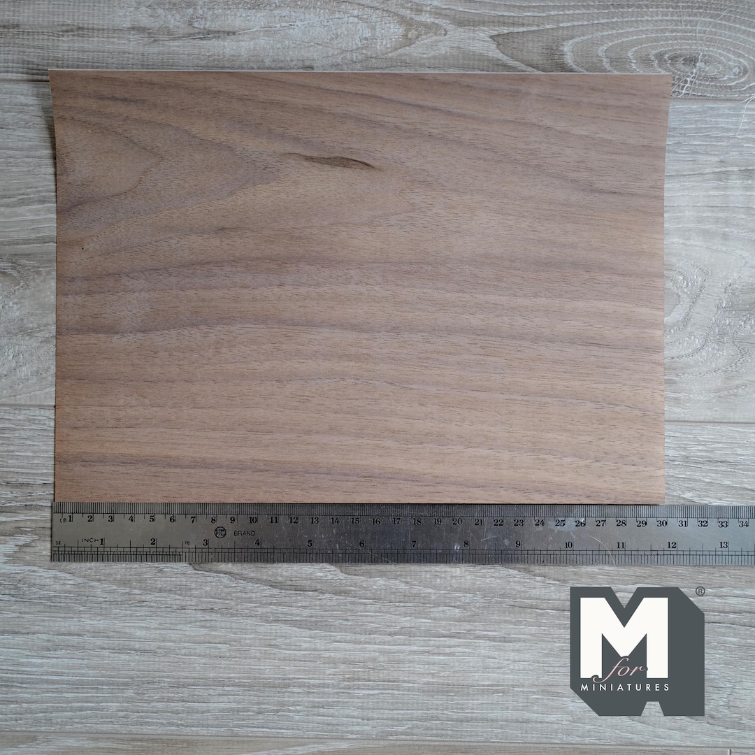 Walnut Veneer Peel and Stick Sheet A4 Size 0.01 Inch Thickness - Z6 - Etsy
