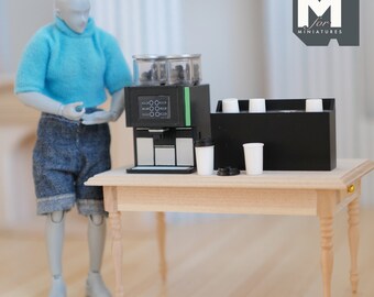 Dollhouse Miniature Coffee Machine - Etsy
