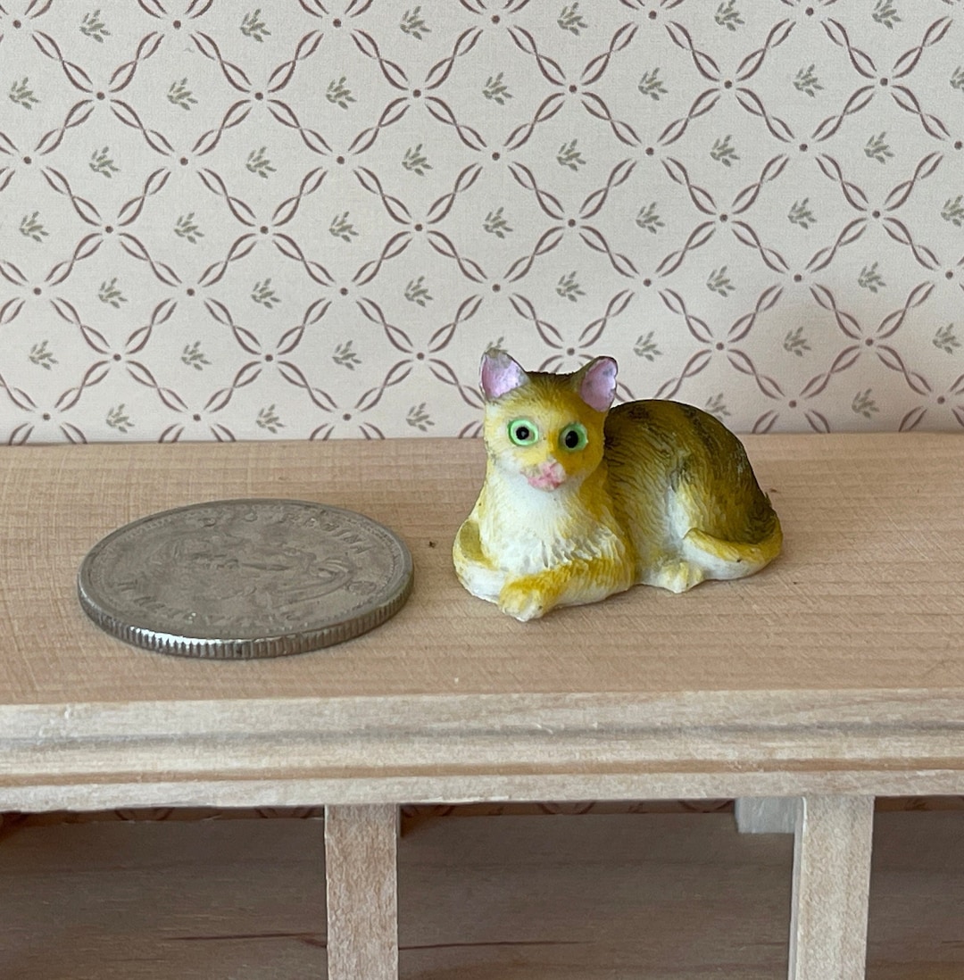 1:12 Miniature Tabby Cat (style A) - C064 - Etsy
