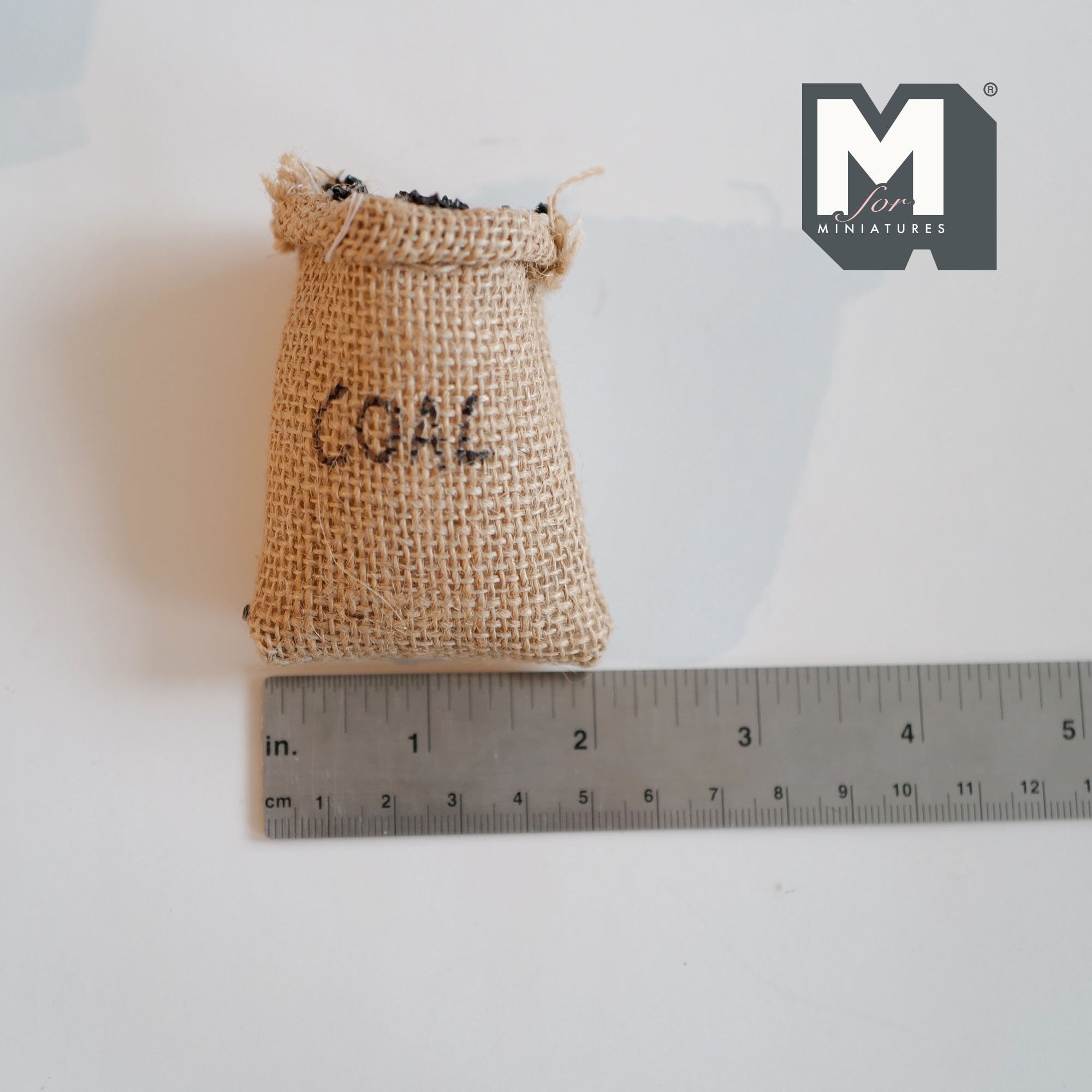 Miniature Large Open Sack of Coal 1:12 Scale (filled With Sand) - A037 ...