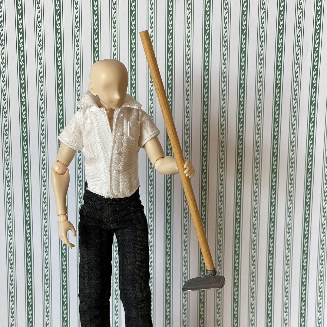 1:12 Miniature Gardening Hoe , Miniature Hoe , Miniature Stirrup Hoe ...