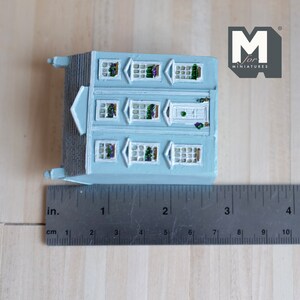 Dollhouse Miniature 1:144 Resin the Montgomery House Mini Home Tiny ...