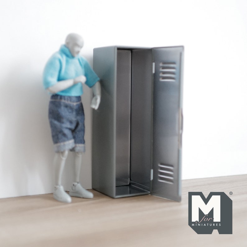 1:12 Scale Miniature Cube Locker , Work Place Locker , Storage Locker ...
