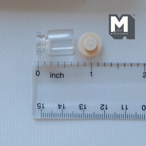 Miniature Glass Jars With Wooden Lids Set of 4 , 1:12 Scale Dollhouse ...