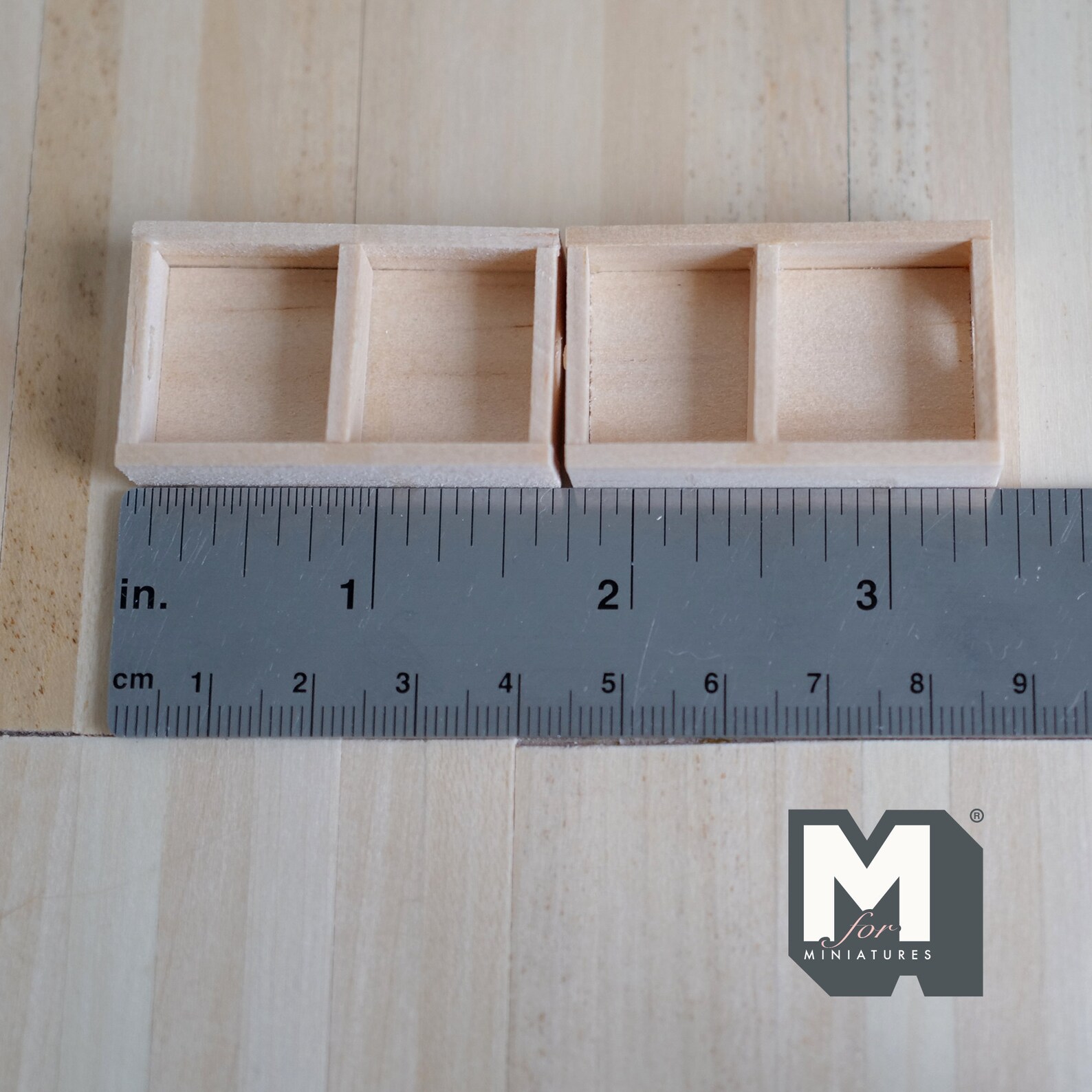 Miniature Divided Crates 1:12 Scale Dollhouse Supplies Fruit Crate ...