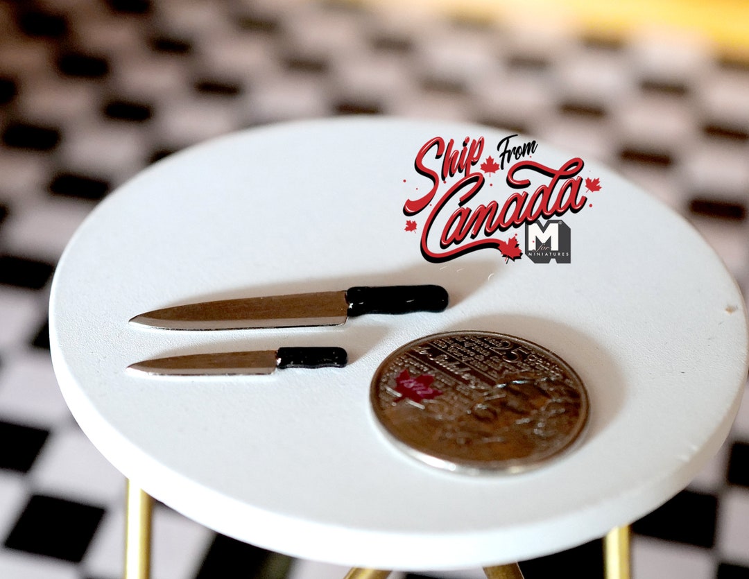 1:12 Dollhouse Kitchen / Dollhouse Cooking Knife / Dollhouse Miniature ...