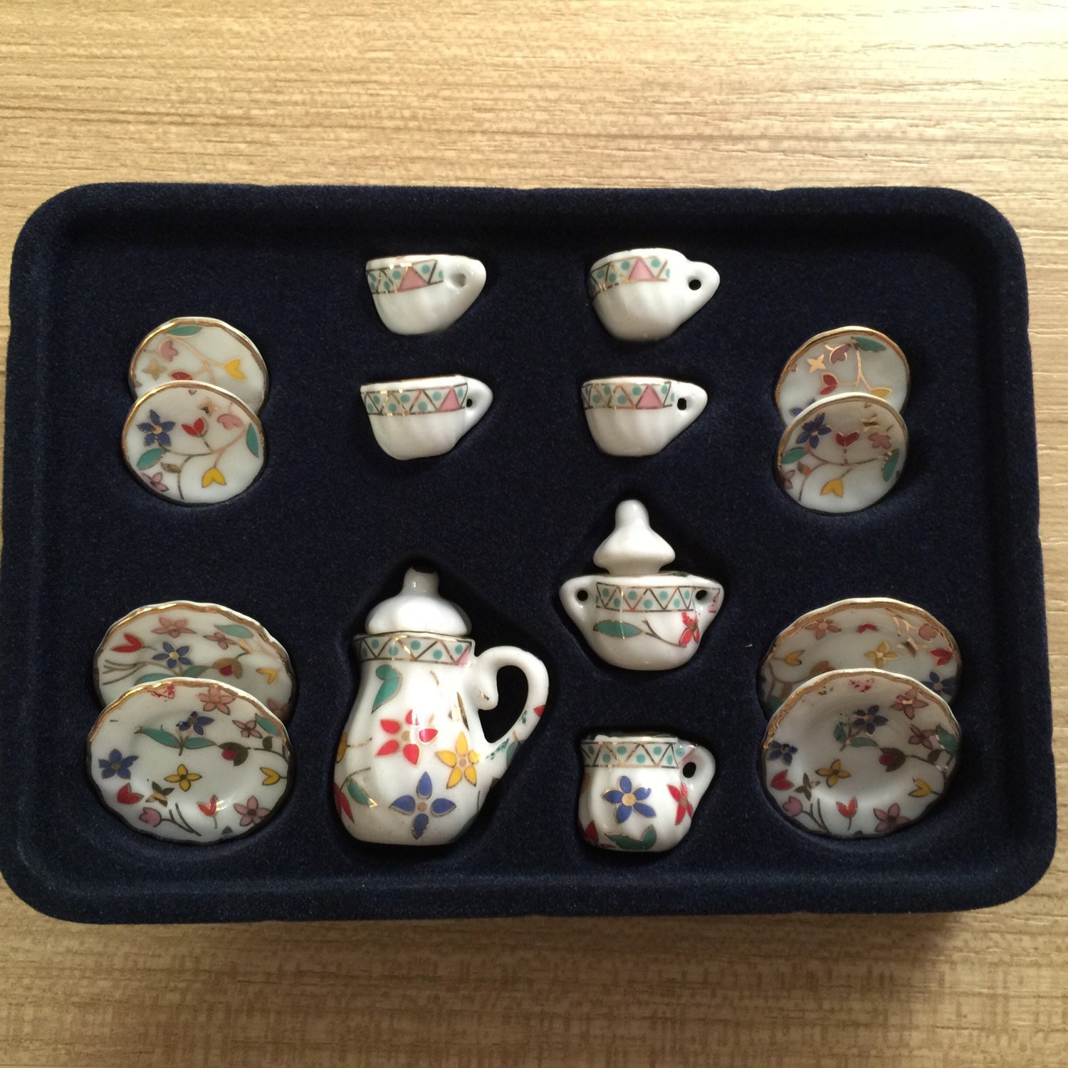 Dollhouse Porcelain Ceramic Teapot Tea Set Doll House Teapot - Etsy