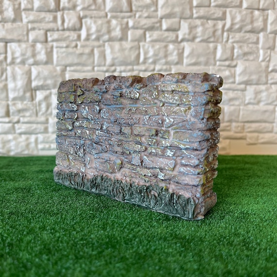 Dollhouse stone wall store