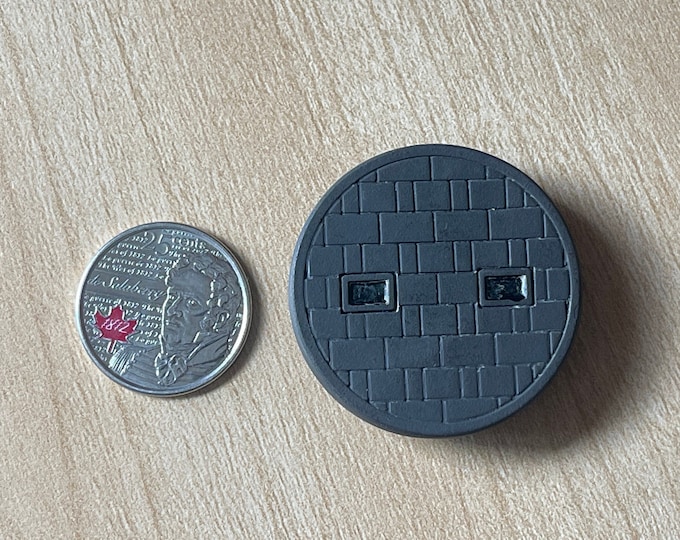 1:12 Miniature Manhole , Miniature Utility Hole , Drain Cover cast ...