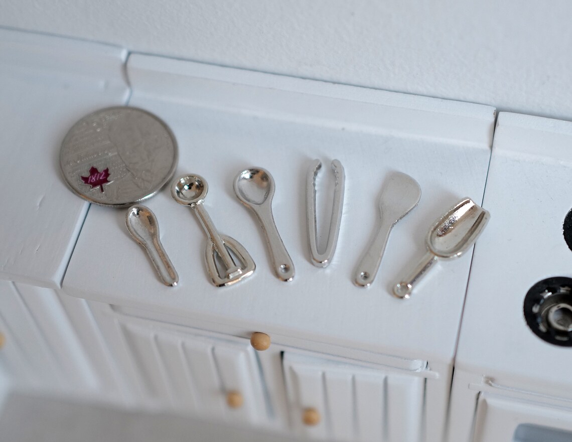 1:12 Dollhouse Miniature Cooking Utensil Set of 4 - Etsy