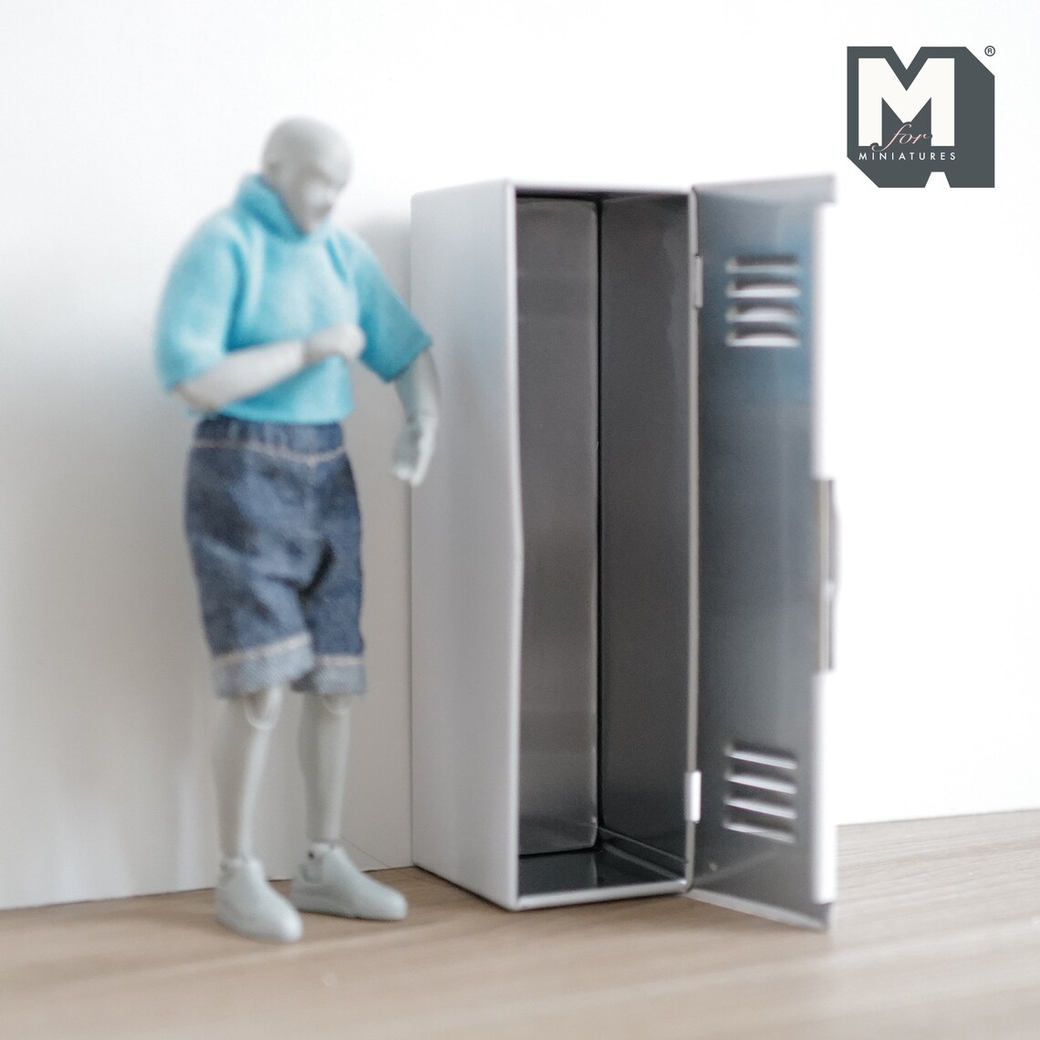 1:12 Scale Miniature Cube Locker , Work Place Locker , Storage Locker ...