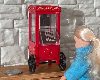 Dollhouse Miniature Popcorn Machine - Etsy