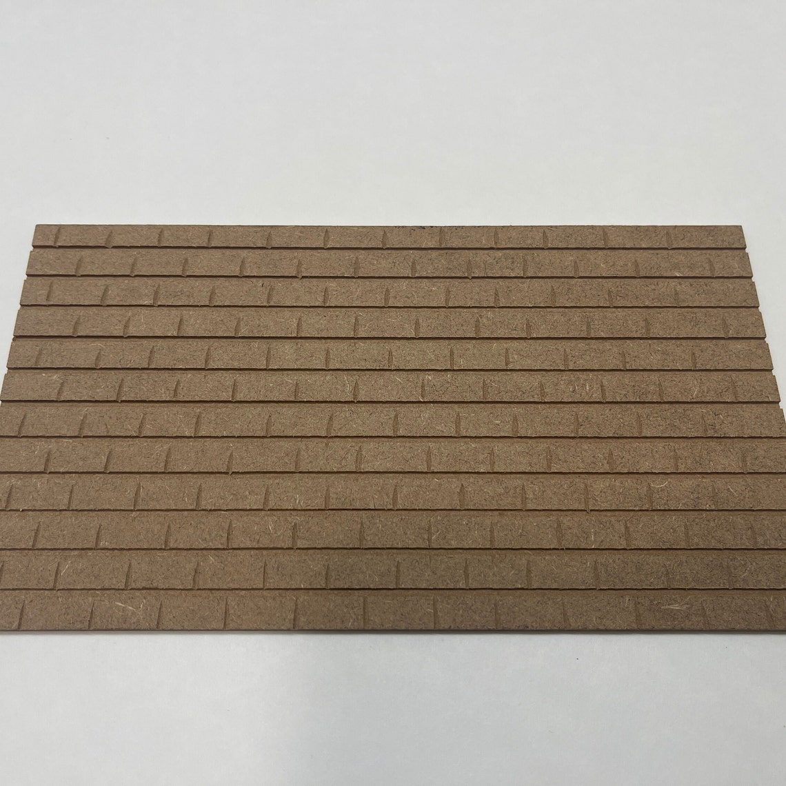 Dollhouse Roof Tile Sheet 1:12 Scale Miniature MDF Tile 8.5 Inch X 4.5 ...