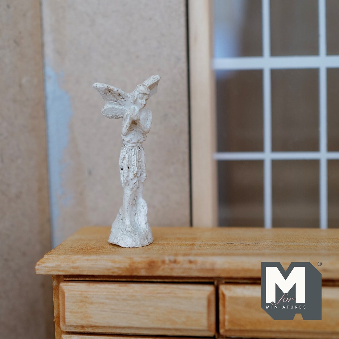 Dollhouse Fairy Angel Statue , 1:12 Scale Miniature Angel Figurine (cast Resin) B086 - Etsy