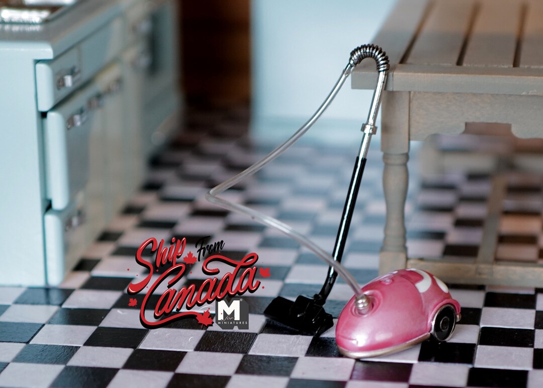 Dollhouse Miniature Vacuum Cleaner Machine 1:12 Dolls House, Miniature ...