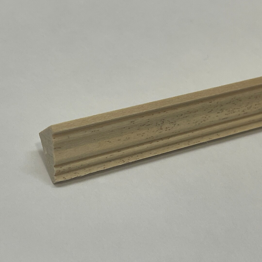 Dollhouse Unfinished Molding 12 Inch Long Dollhouse Skirting Board ...