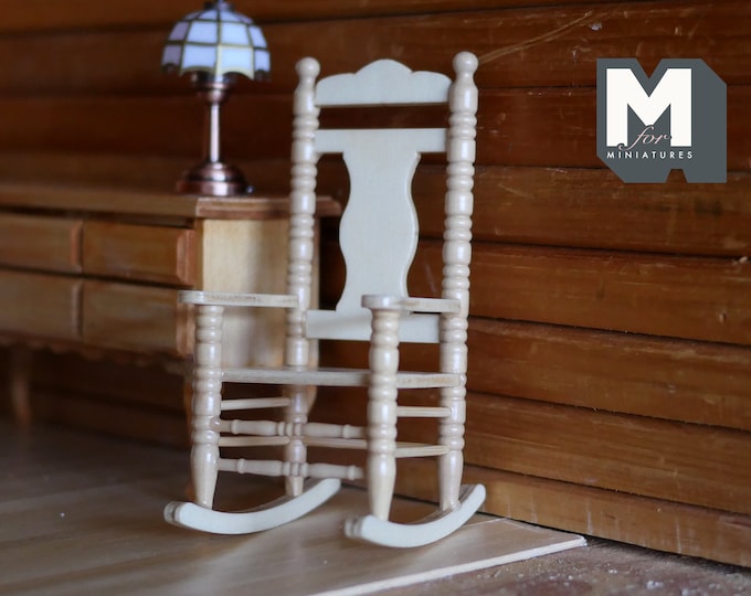 Dollhouse Rocking Chair Dolls House Furniture Rocker 1 12th - Etsy