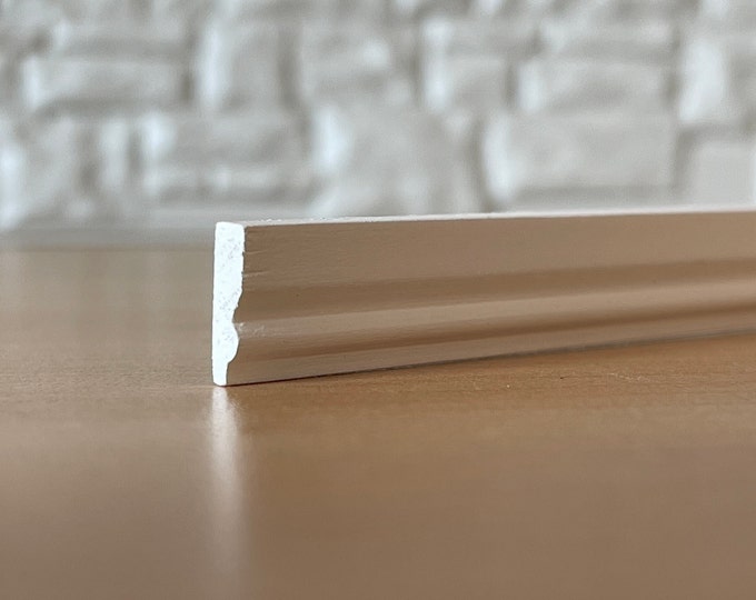 Dollhouse White Baseboard Molding Miniature Skirting Board - Etsy