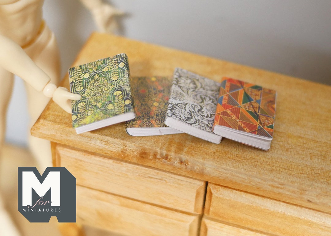 1:12 Dollhouse Miniature Book Set of 4 (can Open) - C035 - Etsy