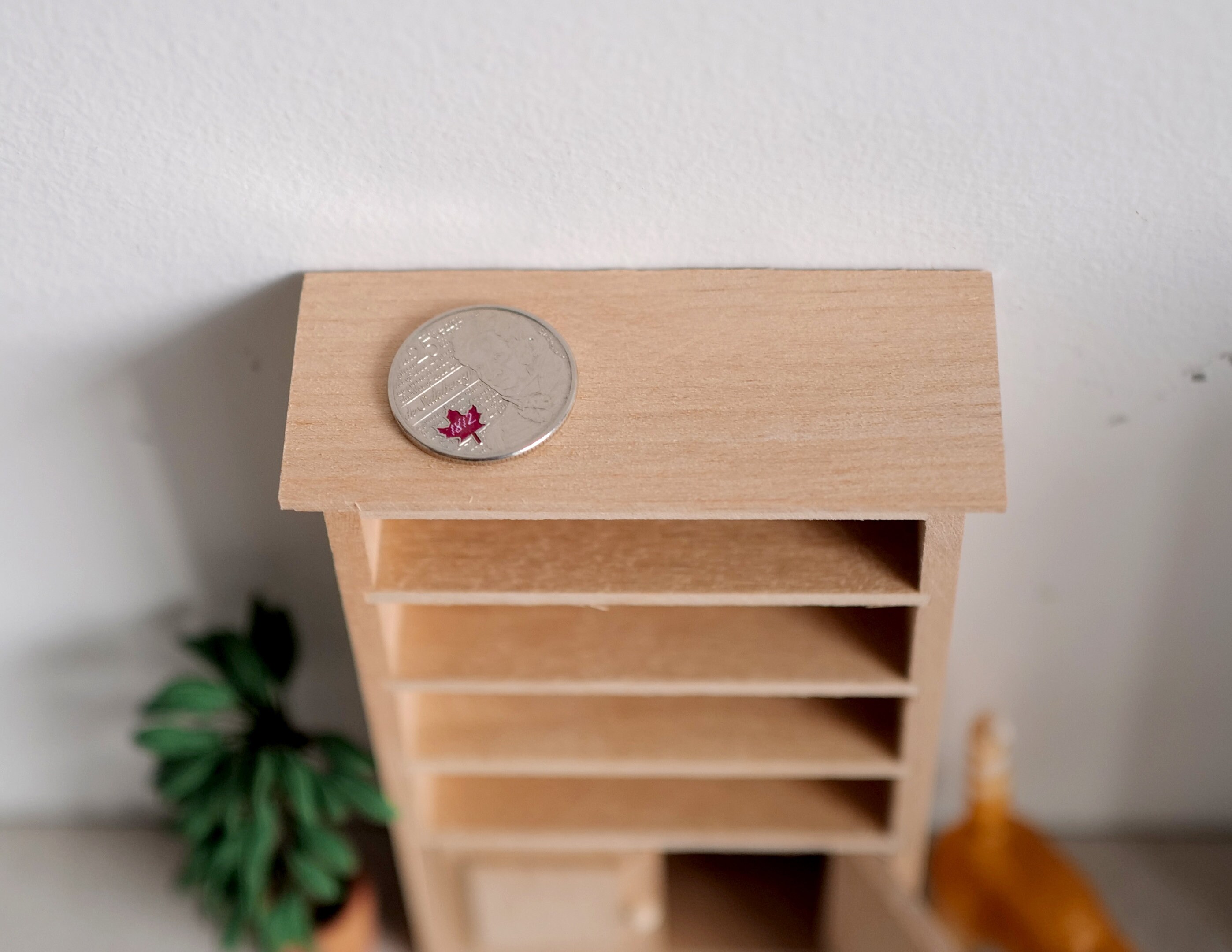 Dollhouse Bookshelf Dolls House Unpainted Multipurpose Storage | Etsy