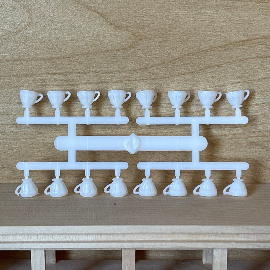 1:12 Scale Unfinished Miniature Tea Cups Unpainted Coffee Cups - Etsy