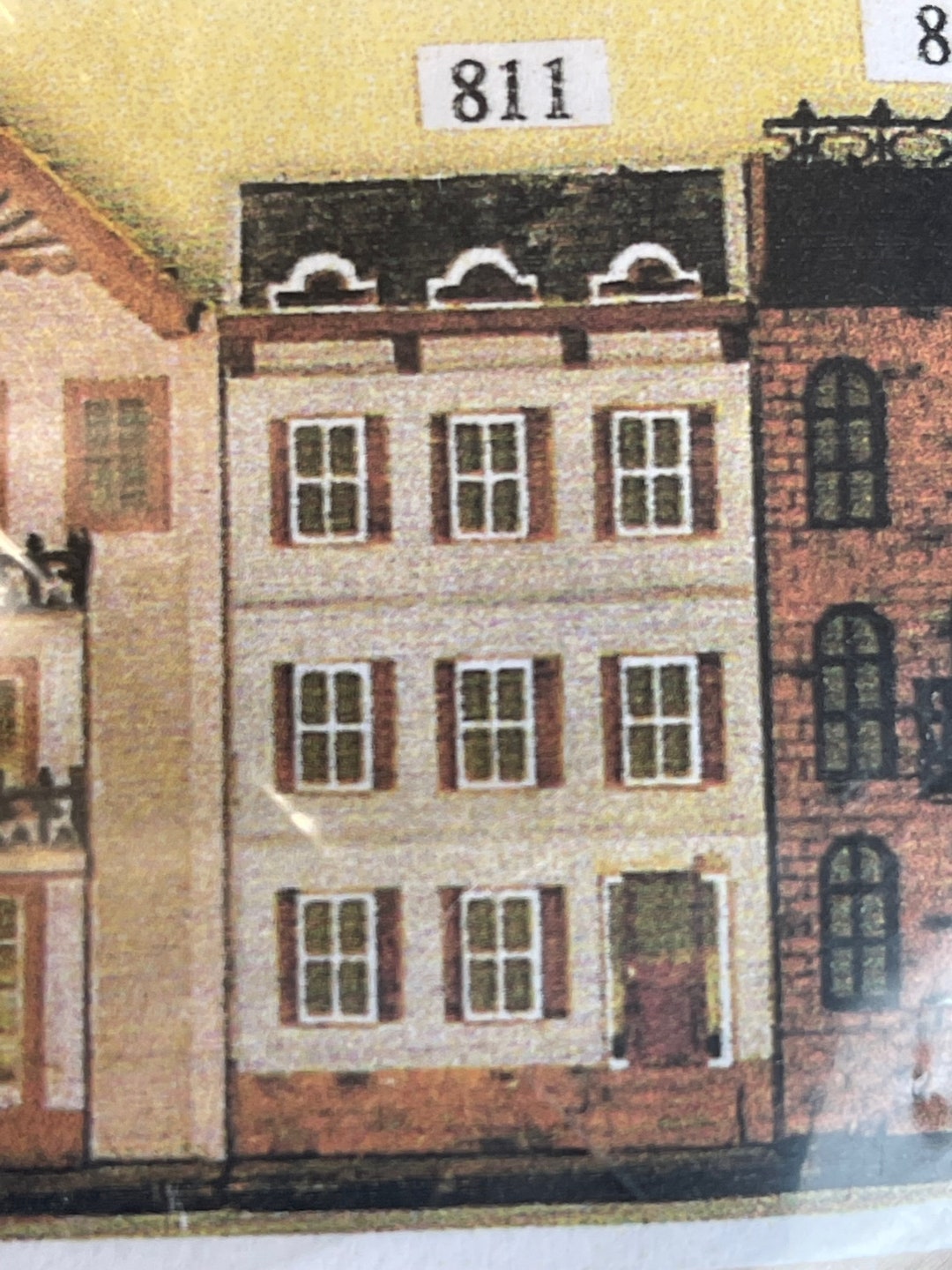 1:12 Dollhouse DIY Miniature Row House Kit From Laser Tech J045 - Etsy