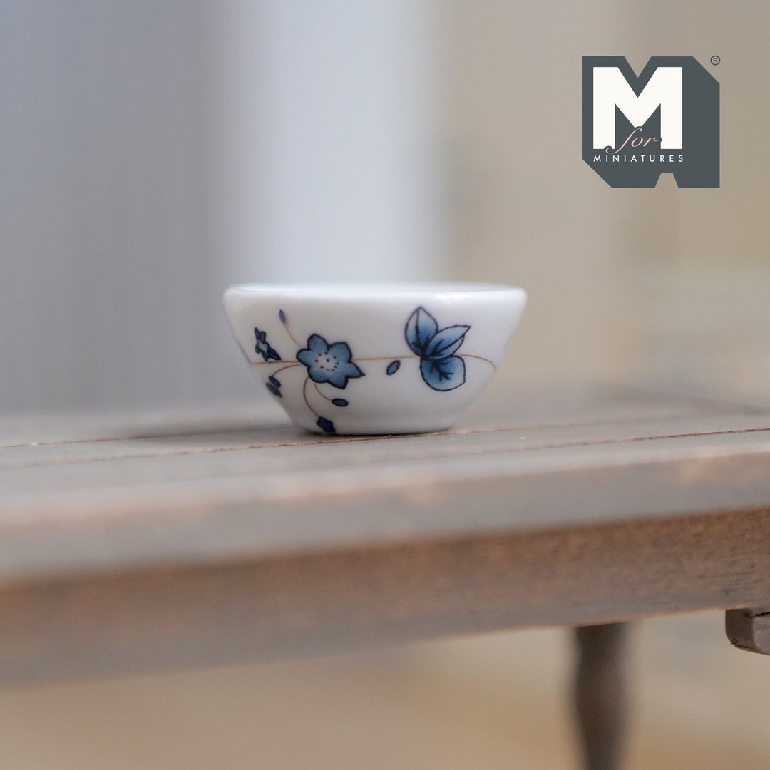 Dollhouse Miniature Ceramic Bowl, EACH 2.8cm(w) X 1.5cm(h) - A030 - Etsy