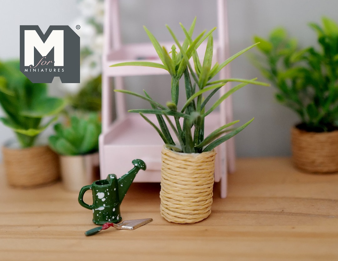 Dollhouse Potted Plants Dolls House Decoration Living Room 1 12th Scale ...