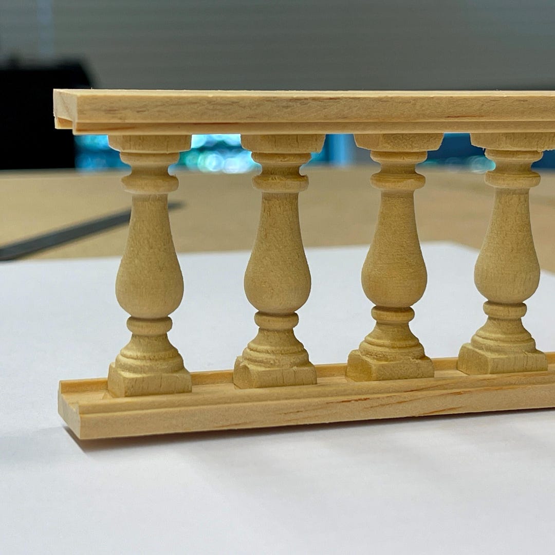 Dollhouse Supplies Balustrade Porch Handrail Miniature House Patio ...