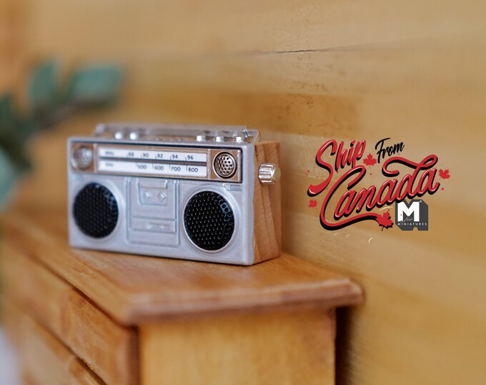 Miniature Classic Radio, Dollhouse Radio, Tiny Radio, Mini Radio ...