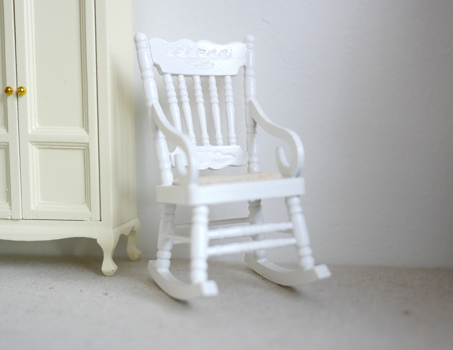 Dollhouse Rocking Chair Dolls House Furniture Rocker 1 12th - Etsy