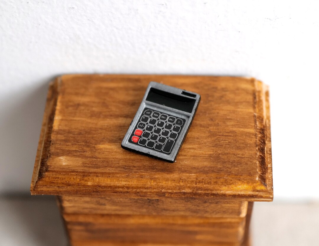 Miniature Dollhouse 1:12 Scale Calculator (black Num Pad) - G065 - Etsy