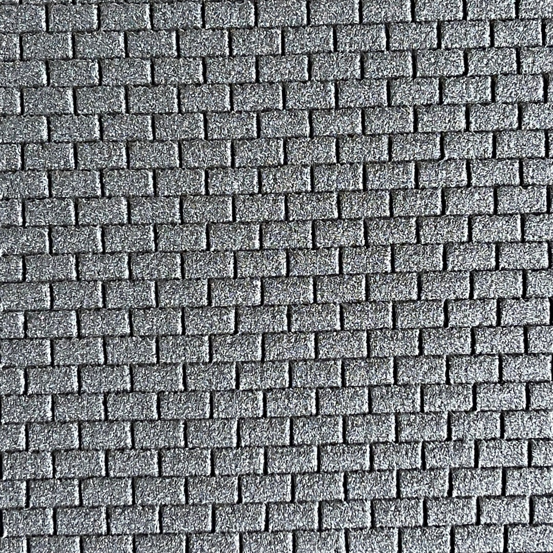 Dollhouse Supplies Slate Roof Tiles Foam Board 1:12 Scale Miniature ...